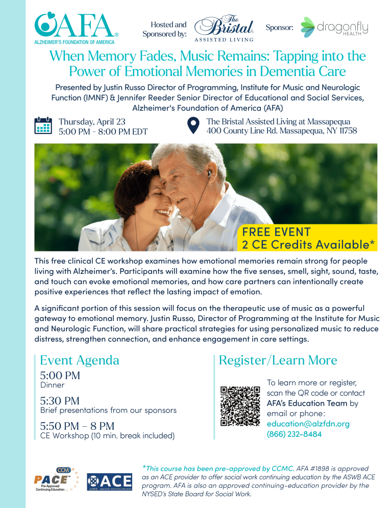 When Memory Fades, Music Remains - Music & Memory